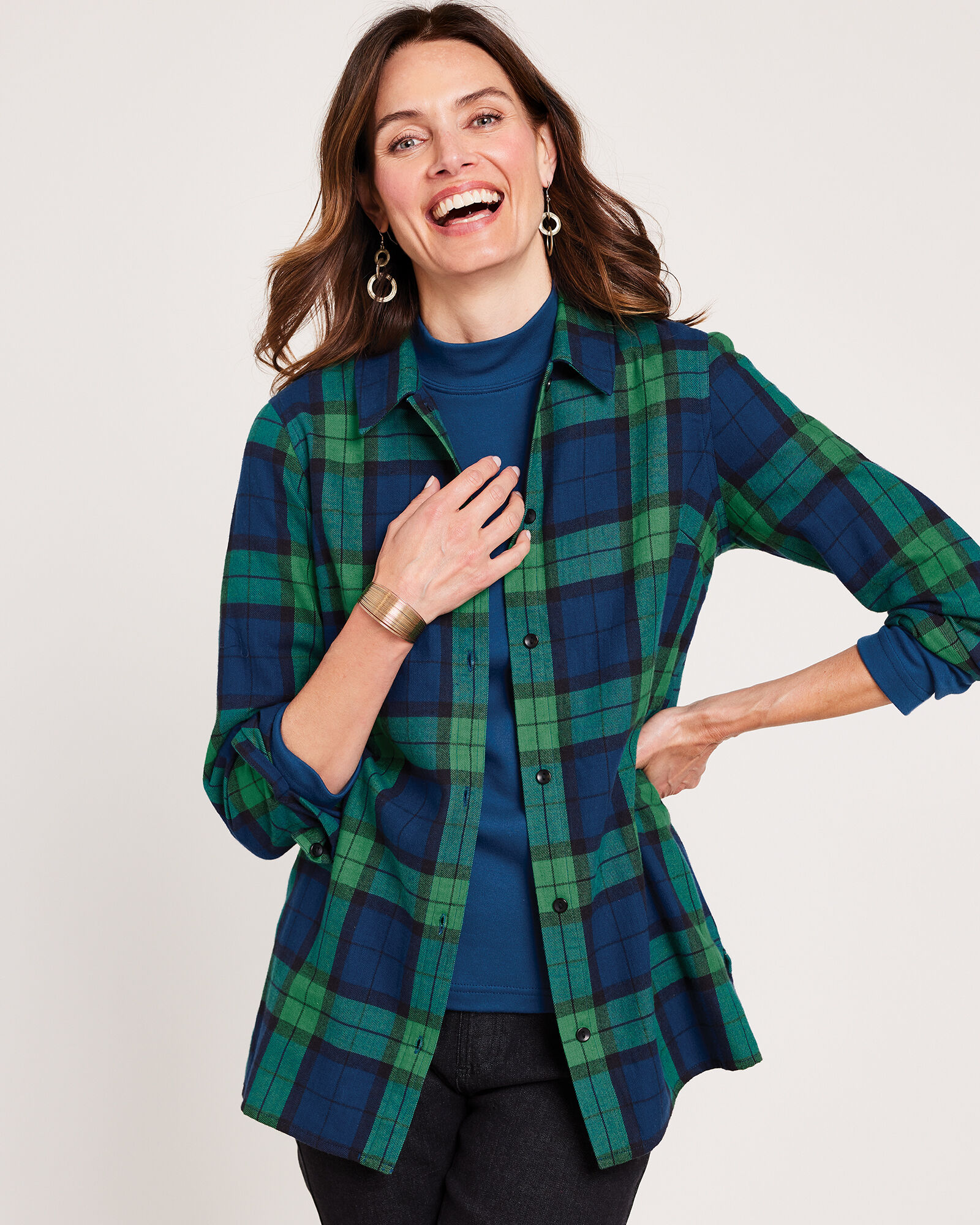 Super-Soft Flannel Shirt | Blair Super-Soft Flannel Shirt | Blair